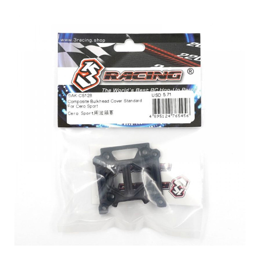3Racing SAK-CS128 Composite Bulkhead Cover Standard for Cero Sport – Smokem