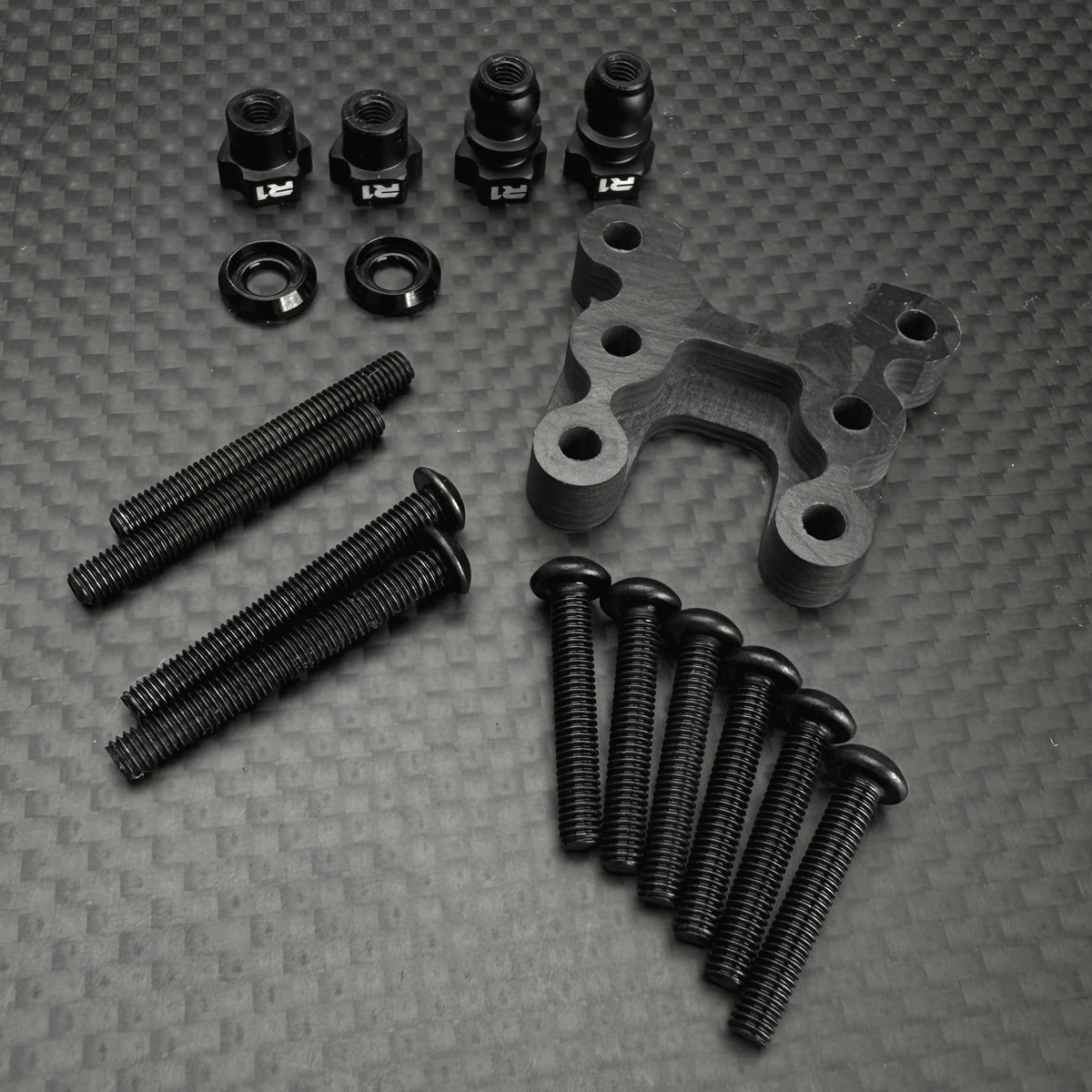 R1 Wurks 900153 Rear Inverted Shock Hardware Set for B7 – Smokem