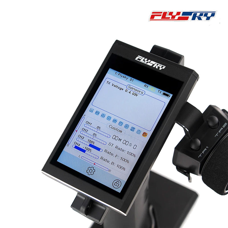 Flysky Noble NB4+ NB4 Plus Hi-Bright Touchscreen Wheel Radio System | Smokem