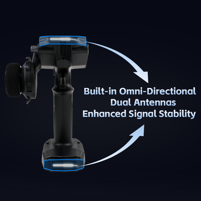 Flysky Noble NB4+ NB4 Plus Hi-Bright Touchscreen Wheel Radio System ...