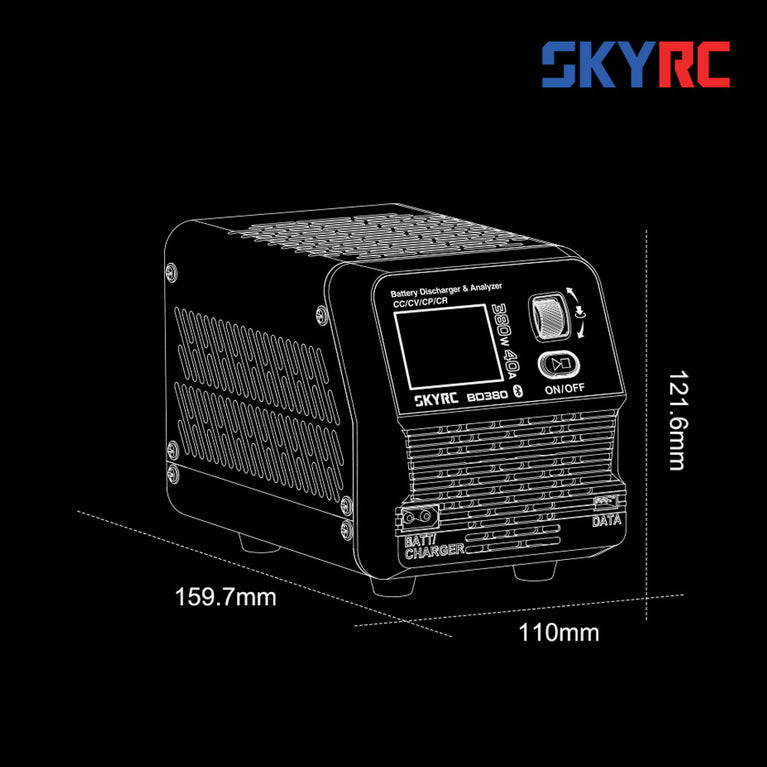 SkyRC SK-600153 BD380 380W Battery Discharger & Analyzer – Smokem