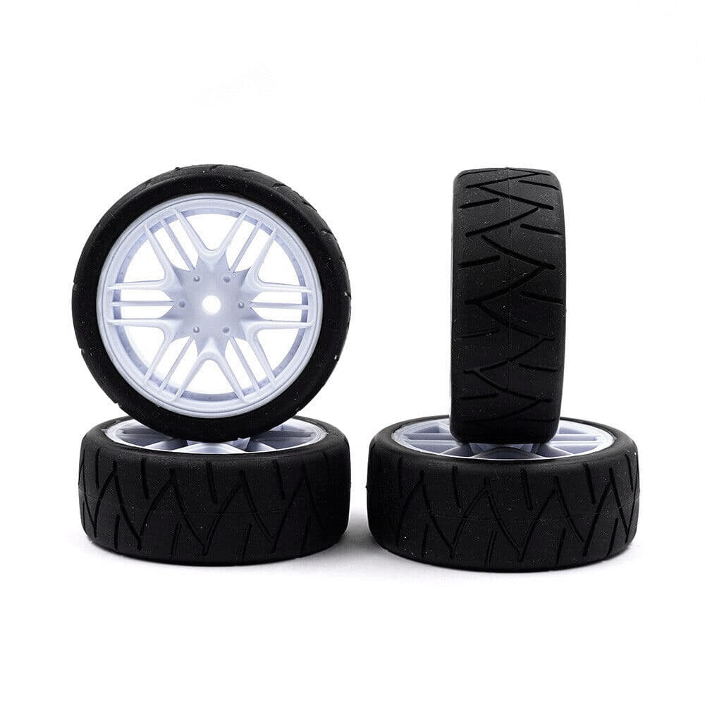 Team Powers TPR-TPG-FW6TT34-H 34R Pre-glued Treaded Radial Tyres on Sp ...