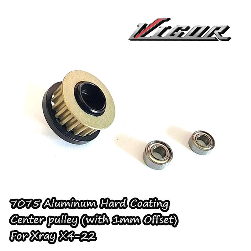 Vigor TH200 7075 Aluminum Hard Coated Center Pulley (with 1mm offset ...
