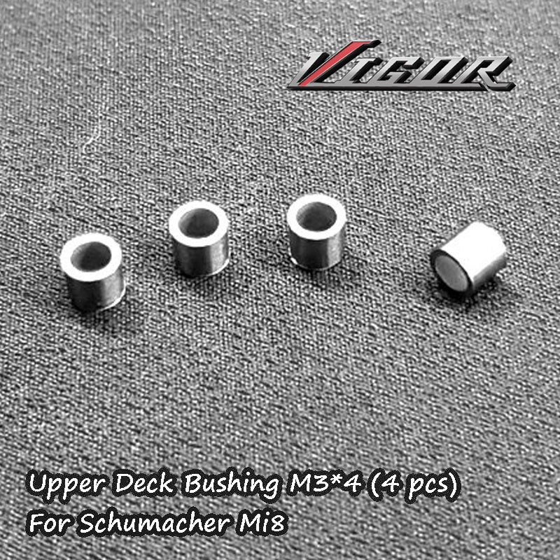 Vigor TH218 Upper Deck Bushing M3x4 (4 pcs) – Smokem