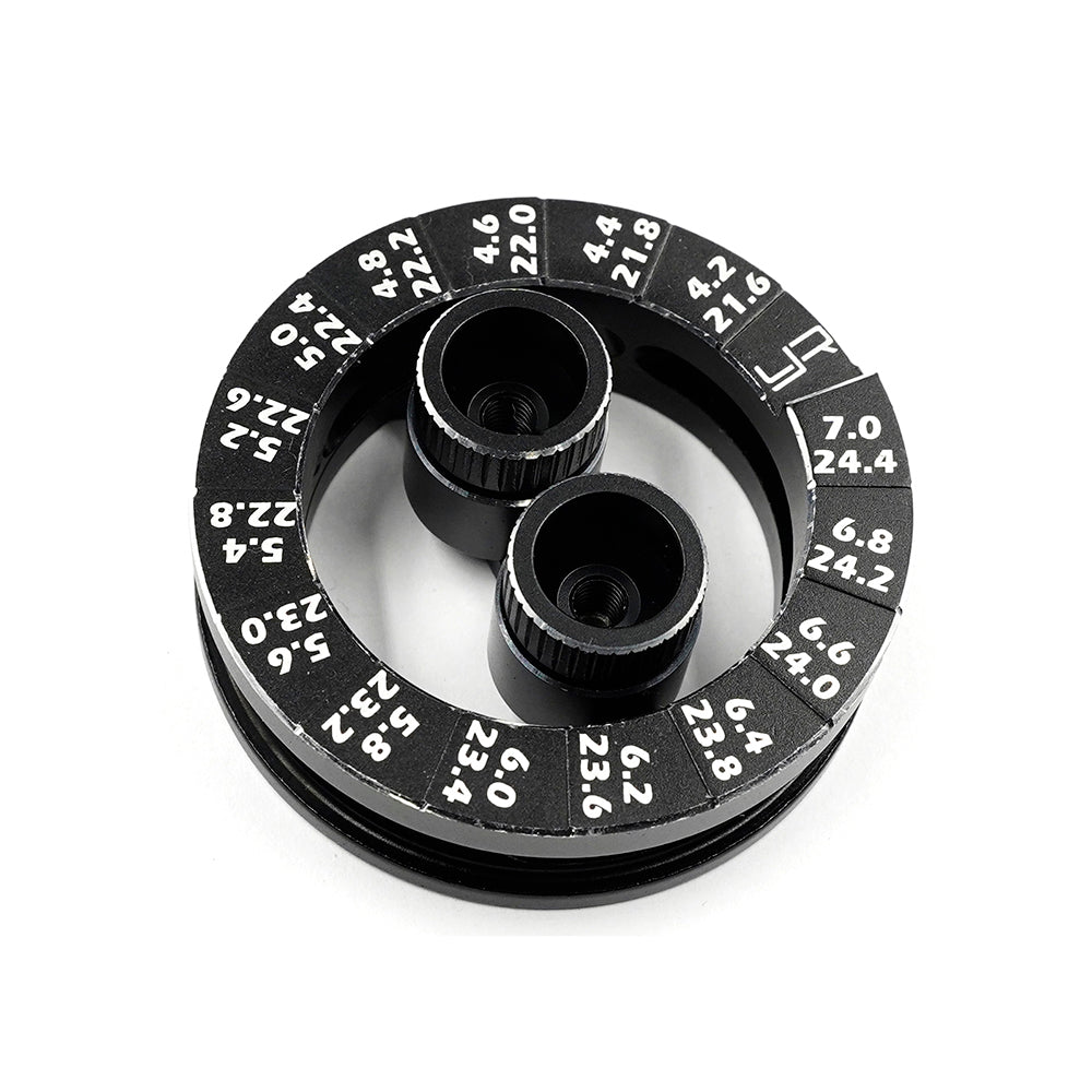 Yeah Racing YT-0225BK Aluminum Round Droop/Downstop Gauge for 1/10 Tou ...